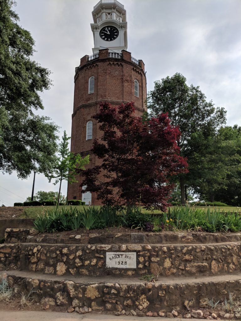 The Beautiful Clock Tower In Downtown Rome, Georgia