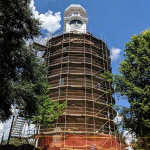The Beautiful Clock Tower In Downtown Rome, Georgia