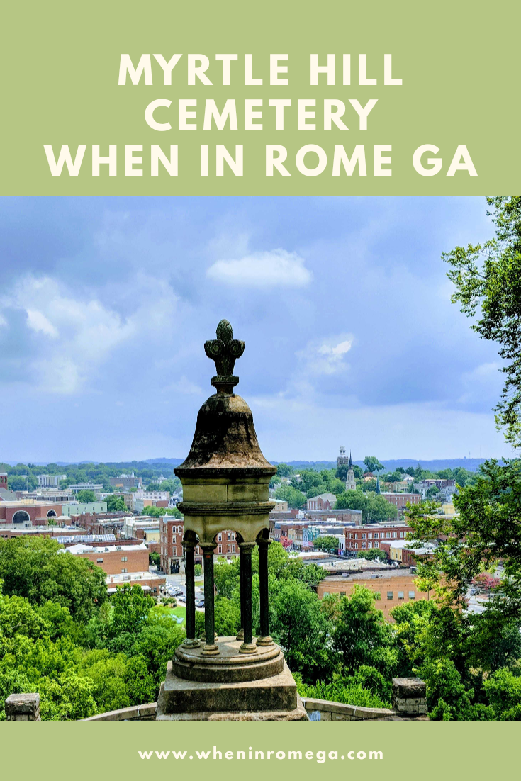 The Beautiful Myrtle Hill Cemetery In Rome, Georgia