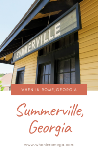 Summerville, A Unique Town In Northwest Georgia