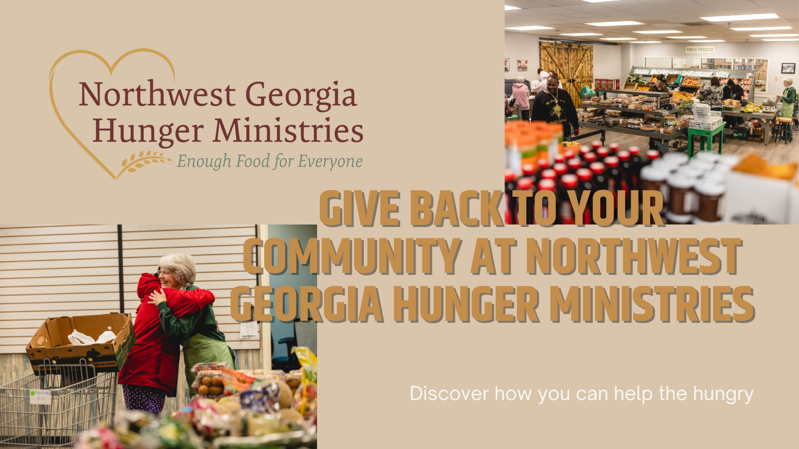 Give Back To Your Community At Northwest Georgia Hunger Ministries