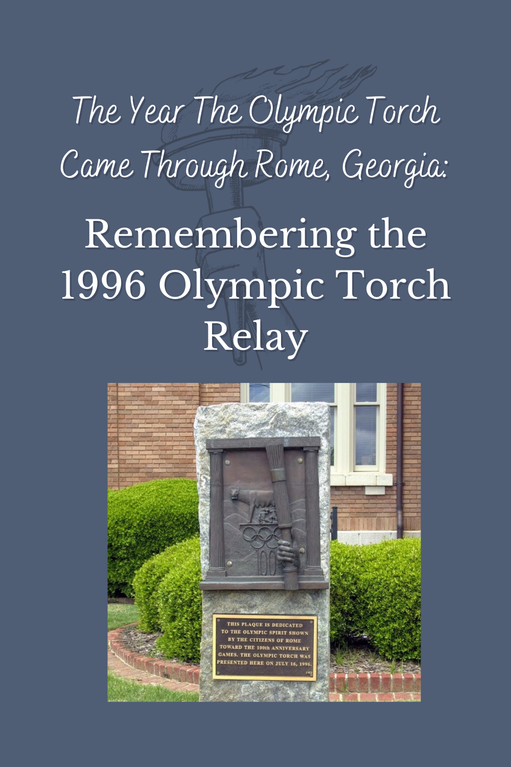 More Than A Plaque: Rome’s Olympic Torch Legacy Lives On